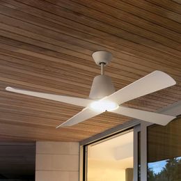 Faro Barcelona Deckenventilator Typhoon, leise, Ø 127 cm, seewasserfest