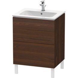 Duravit L-Cube Waschtischunterbau stehend, 2 Auszüge, Breite: 620mm, für Me by Starck 233663