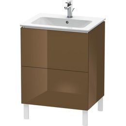 Duravit L-Cube Waschtischunterbau stehend, 2 Auszüge, Breite: 620mm, für Me by Starck 233663