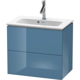 Duravit L-Cube Waschtischunterbau wandhängend Compact, 2 Schubkästen, Breite: 620mm, für Me by Starck 234263