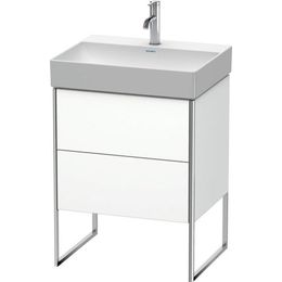 Duravit XSquare Waschtischunterbau stehend 58,4 x 46,0 cm,2 Auszüge, für Waschtisch DuraSquare 235360