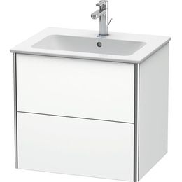 Duravit XSquare Waschtischunterbau wandhängend 61,0 x 47,8 cm, 2 Schubkästen, für Waschtisch ME by Starck 233663