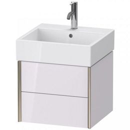 Duravit XViu 4333 Waschtischunterbau wandhängend, 2 Schubkästen, für Waschtisch Vero Air 235050, 484x454 mm