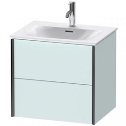 Duravit Durait XViu 4132 Waschtischunterbau wandhängend, 2 Schubkästen, für Waschtisch Viu 234463, 610x480 mm