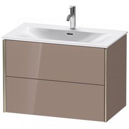 Duravit Durait XViu 4134 Waschtischunterbau wandhängend, 2 Schubkästen, für Waschtisch Viu 234483, 810x480 mm