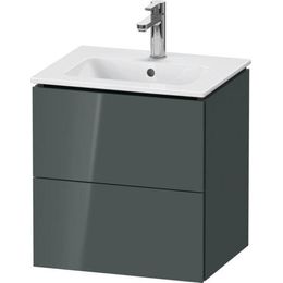 Duravit L-Cube Waschtischunterbau wandhängend Compact, 2 Schubkästen, Breite: 520mm, für Me by Starck 233653