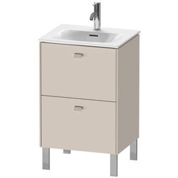 Duravit Brioso Waschtischunterbau stehend 52,0 x 41,9 cm, 2 Auszüge, inkl. Siphonausschnitt und Schürze, für Waschtisch Viu 234453