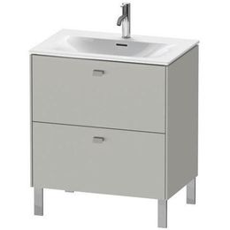 Duravit Brioso Waschtischunterbau stehend 72,0 x 47,9 cm, 2 Auszüge, oberer Auszug inkl. Siphonausschnitt und Schürze, für Waschtisch Viu 234473