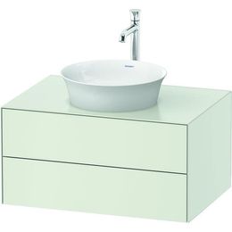 Duravit White Tulip, Waschtischunterbau wandhängend, Breite 800 x Tiefe 550mm, mit 2 Schubkästen, mit Tip-on Technik, WT49850