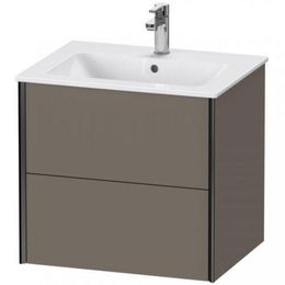 Duravit XViu 4125 Waschtischunterbau wandhängend, 2 Schubkästen, für Waschtisch Me by Starck 233663, 610x480 mm