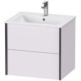 Duravit XViu 4125 Waschtischunterbau wandhängend, 2 Schubkästen, für Waschtisch Me by Starck 233663, 610x480 mm