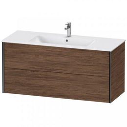 Duravit XViu 4128 Waschtischunterbau wandhängend, 2 Schubkästen, für Waschtisch ME by Starck 233612, 1210x480 mm