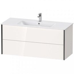 Duravit XViu 4128 Waschtischunterbau wandhängend, 2 Schubkästen, für Waschtisch ME by Starck 233612, 1210x480 mm