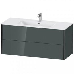 Duravit XViu 4128 Waschtischunterbau wandhängend, 2 Schubkästen, für Waschtisch ME by Starck 233612, 1210x480 mm