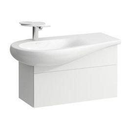 Laufen ILBAGNOALESSI Waschtischunterbau, Siphonausschnitt links, 730x320x440mm, 1 Schublade, H430401097