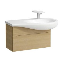 Laufen ILBAGNOALESSI Waschtischunterbau, Siphonausschnitt rechts, 730x320x440mm, 1 Schublade, H430411097