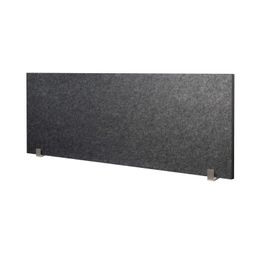 Schreibtisch-Set desktopz ?nie wieder bohren? Farbe: anthrazit, Gr&ouml;&szlig;e: 100x50x1cm