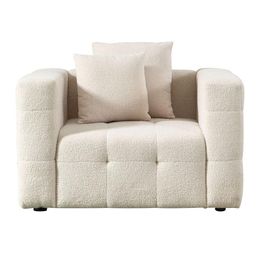 Home Deluxe Teddy Sessel COMO - Beige