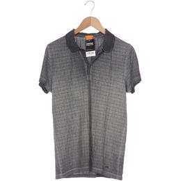 BOSS Orange Herren Poloshirt, grau, Gr. 48