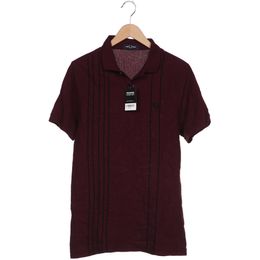 Fred Perry Herren Poloshirt, bordeaux, Gr. 52