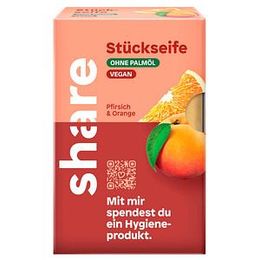 share Pfirsich & Orange Feste Seife 100,0 g