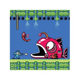 Pixel Frames - Megaman 2 Lantern Fish