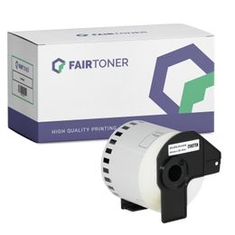 FairToner Kompatibel für Brother DK-44605 Etikett Gelb