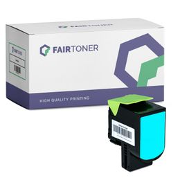 FairToner Kompatibel für Lexmark 80C0H20 / 800H2 Toner Cyan