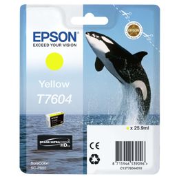 Original Epson C13T76044010 / T7604 Druckerpatrone Gelb