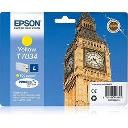 Original Epson C13T70344010 / T7034 Druckerpatrone Gelb