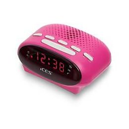 Lenco ICES ICR-210 - Radiouhr - pink