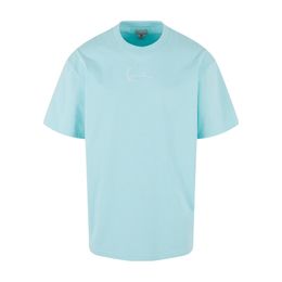 Karl Kani T-Shirt 'Essential' Herren Gr&ouml;&szlig;e XS himmelblau / wei&szlig;
