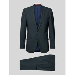 Roy Robson Slim Fit Anzug aus Schurwoll-Mix mit Pin am Revers