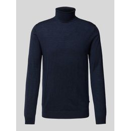 Matinique Rollkragenpullover aus Wolle mit Label-Detail Modell 'parcusman'