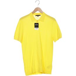 Drykorn Herren Poloshirt, gelb, Gr. 48