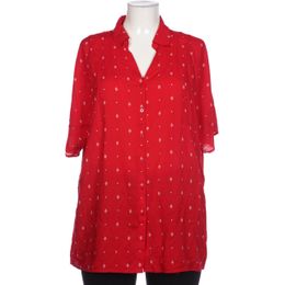 Ulla Popken Damen Bluse, rot, Gr. 46