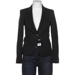 Massimo Dutti Damen Blazer, schwarz, Gr. 38