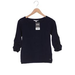 Tom Tailor Damen Sweatshirt, marineblau, Gr. 34