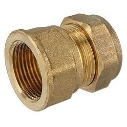 HEIMA-PRESS Klemmverschraubung für Kupferrohre - gerade 22 mm x 1/2'' IG für Heizung und Trinkwasser