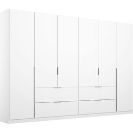 Drehtürenschrank Rauch "Memphis", weiß, B:270cm H:210cm T:54cm, Holzwerkstoff, Schränke