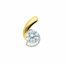 Adelia´s Ketten-Anhänger ADELIA´S "Damen Goldschmuck 333 Gold Anhänger mit Zirkonia" Schmuckanhänger Gr. mit Zirkonia, Weißgold 333, goldfarben (gold) Damen 333 Gold mit Zirkonia Goldschmuck für