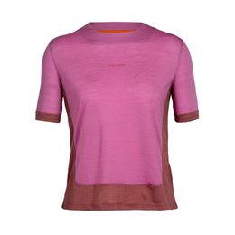 Icebreaker ZoneKnit™ Merino Kurzarmshirt - Frau - Cosmic/grape - Größe XL