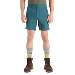 Icebreaker Merino Hike Shorts - Mann - Green Glory - Größe 34