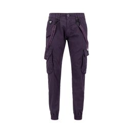 Cargohose Alpha Industries "Alpha Industries Men - Pants Utility Pant" Gr. 28, Normalgrößen, lila (plum) Herren Hosen