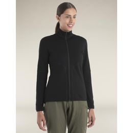 Icebreaker Merino 560 RealFleece™ Elemental II Zip-Jacke - Frau - Black - Größe XS