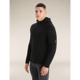 Icebreaker Isolierter ZoneKnit™ Merino Zip-Hoodie - Mann - Black - Größe M