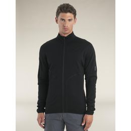 Icebreaker Merino 560 RealFleece™ Elemental II Zip-Jacke - Mann - Black - Größe L