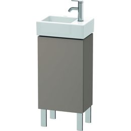 Duravit L-Cube Waschtischunterbau stehend 36,4 x 24,1 cm, 1 Tür, 1 Glasfachboden, für Vero Air 072438