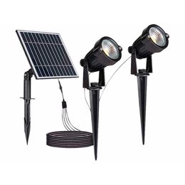 V-TAC Solar LED-Gartenleuchten-Set VT-11031, 2x 1,2 W, 3000 K, IP65