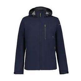 Softshelljacke Icepeak "Icepeak BAZINE" Gr. 58, blau (dunkelblau) Herren Jacken mit dezenten Logoschriftzügen